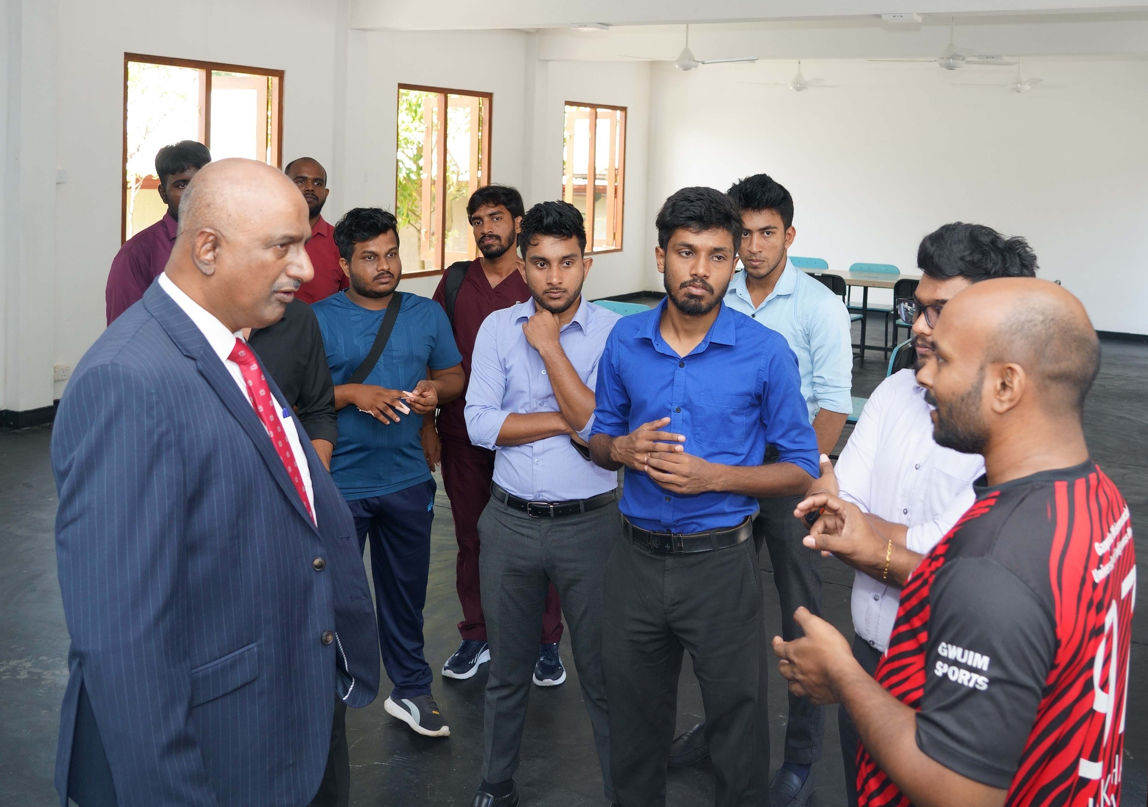GWUIM - The Opening Ceremony of the Student Reading Hall at Gampaha ...